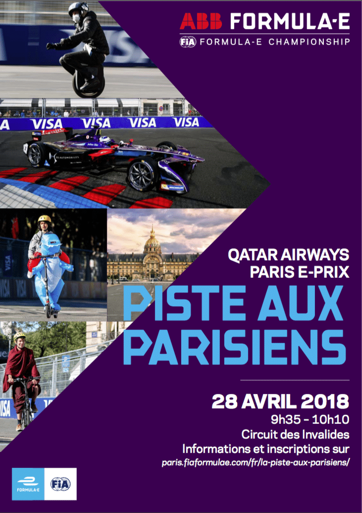 PARIS FORMULA-E【LA PISTE AUX PARISIENS 2018】